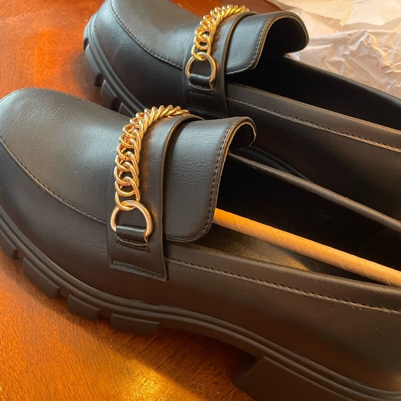 JustFab | Shoes | Leli Chain Detail Lug Sole Loafer | Poshmark